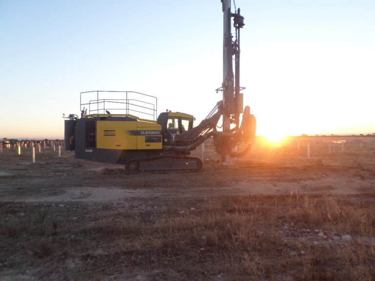 Solar Foundation Drilling Capability - iECO Solar | Renewable energy ...