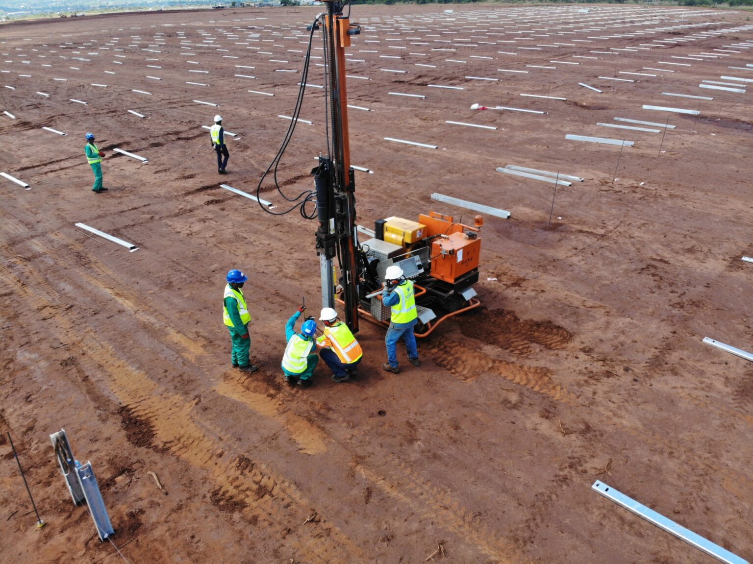 Solar Foundation Drilling Capability - iECO Solar | Renewable energy ...